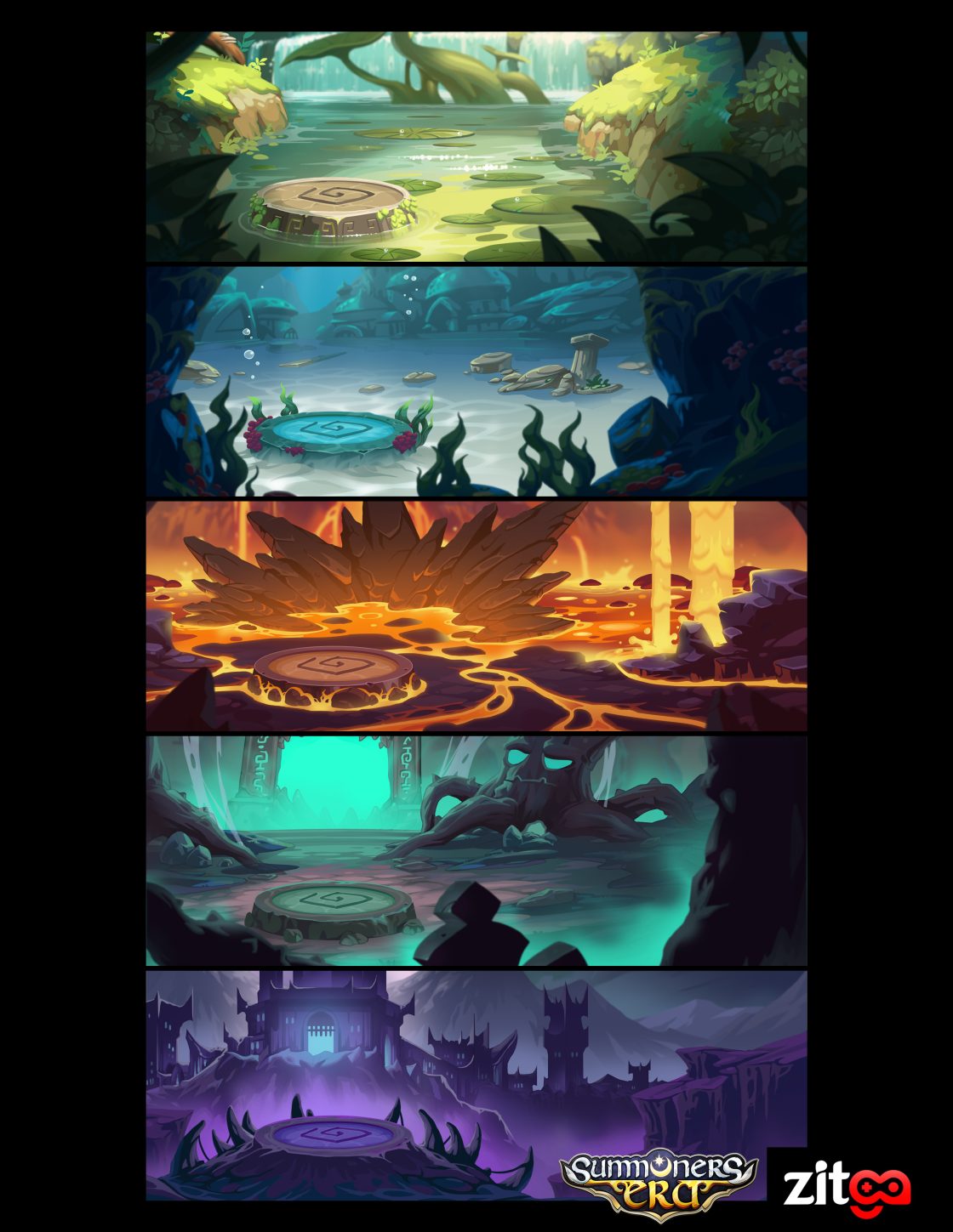Summoners Era - Hien Le - 2D Concept & Environment Art