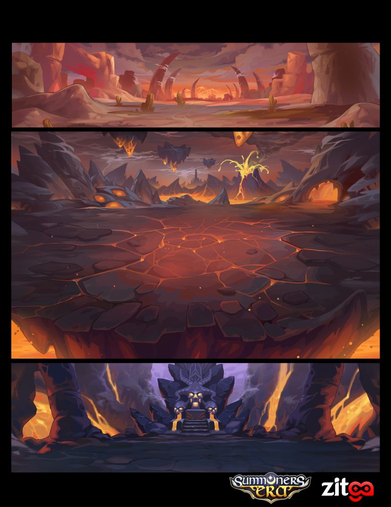 Summoners Era - Hien Le - 2D Concept & Environment Art